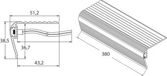 Dasteri - PROFILE CORRIDOR LED LAMP 24V